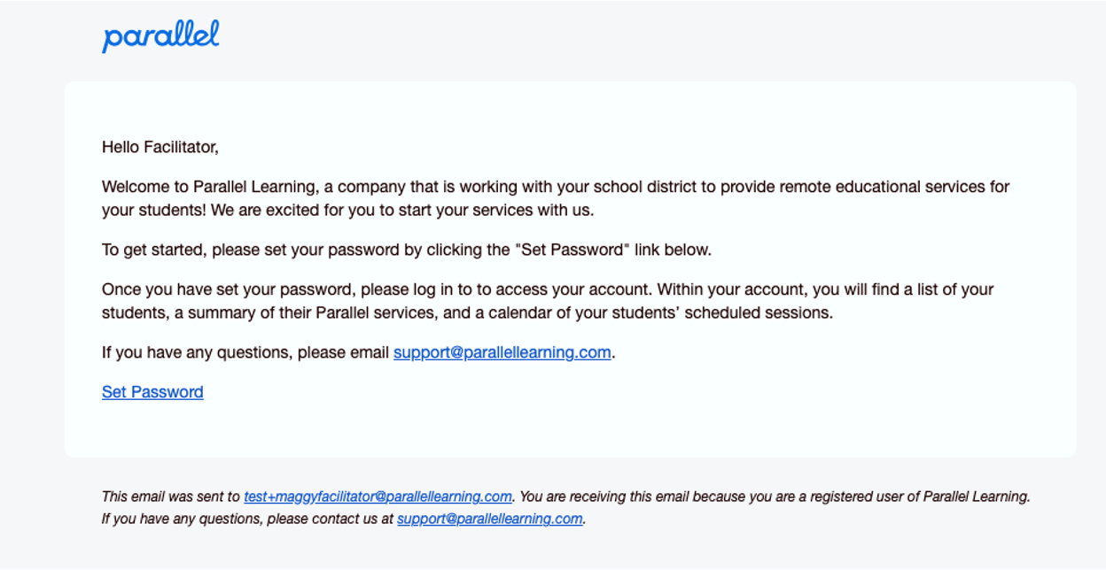 Setting Up Your Parallel Account – Parallel