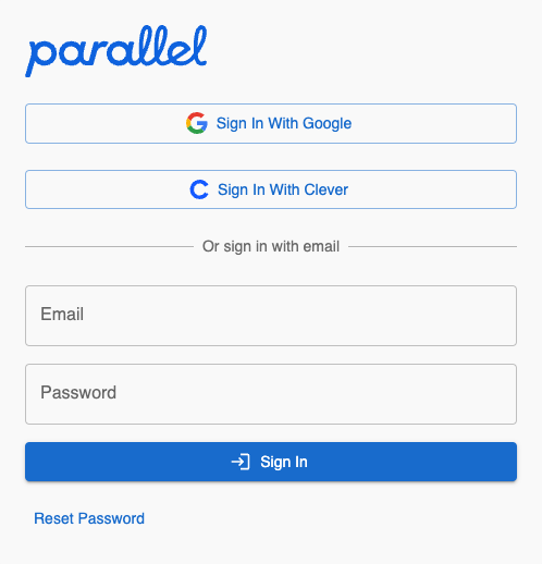 Signing In And Navigating Parallel Services Evaluation Services Parallel 0309