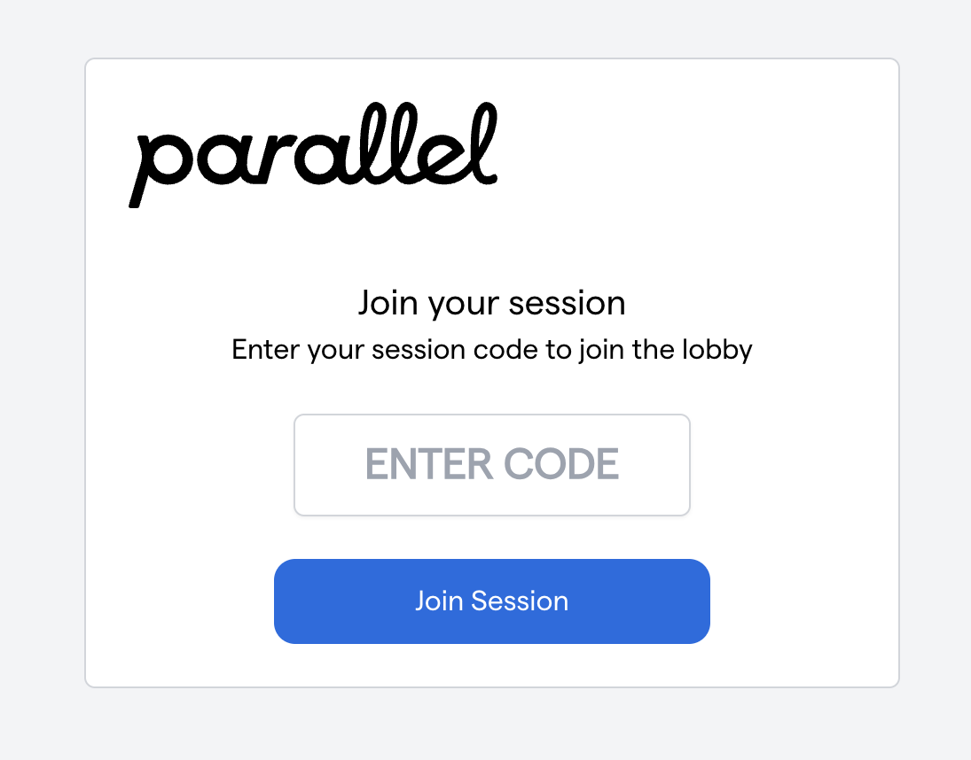 Joining Sessions – Parallel