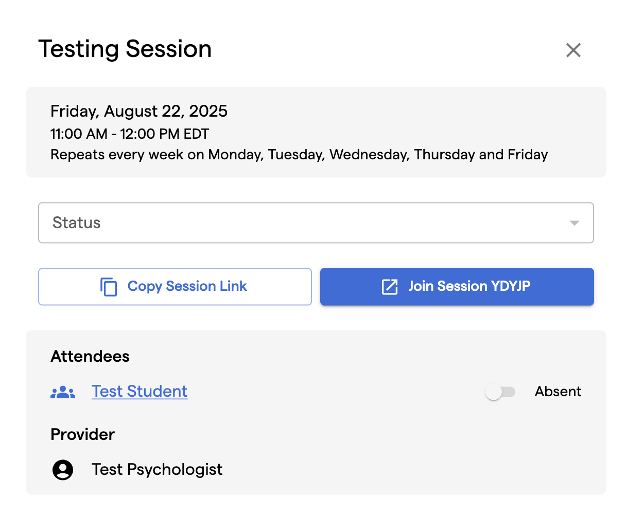 Joining Sessions – Parallel
